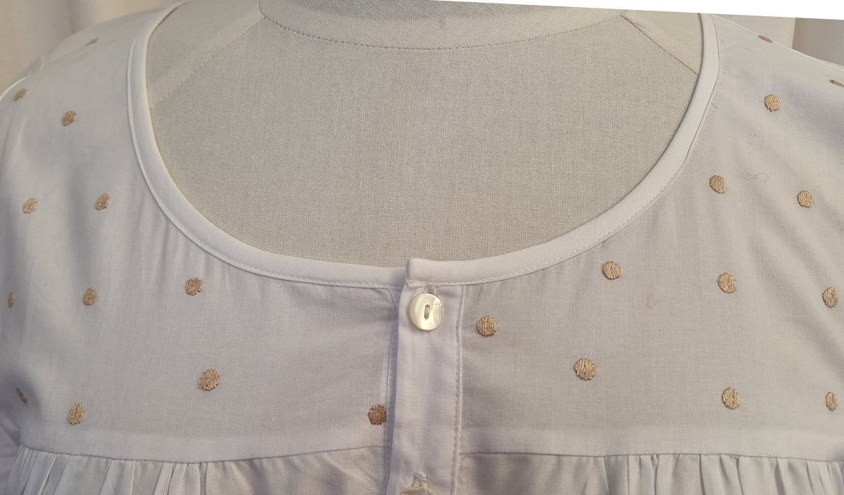 Short Sleeve – Gold Dots – Lullaby New Zealand